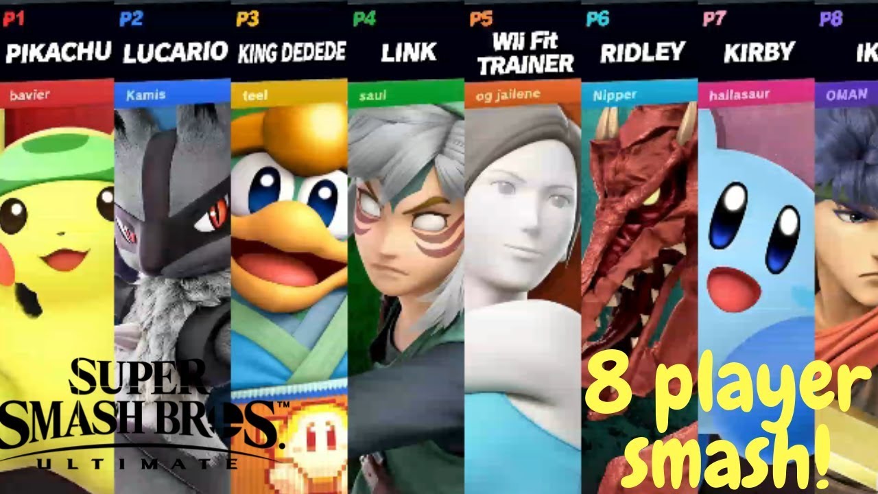 Super Smash Bros.Ultimate! 8 Player Smash! Part 1 - YouTube