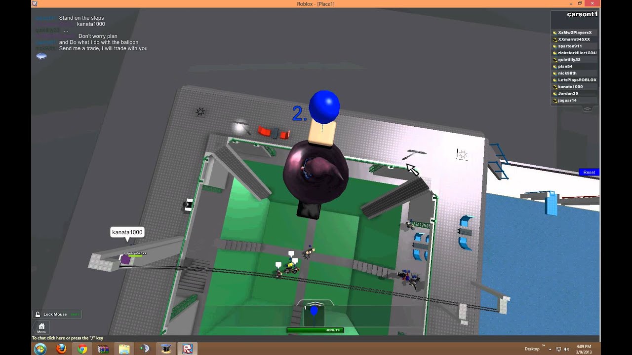 How to Get Under the map in Trade hangout ROBLOX 2013 - YouTube