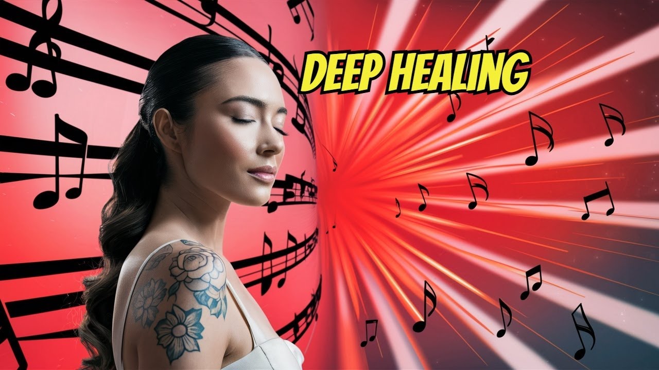 528 Hz | Deep Healing Sleep Music | Repairs & Heals on DNA Level ...