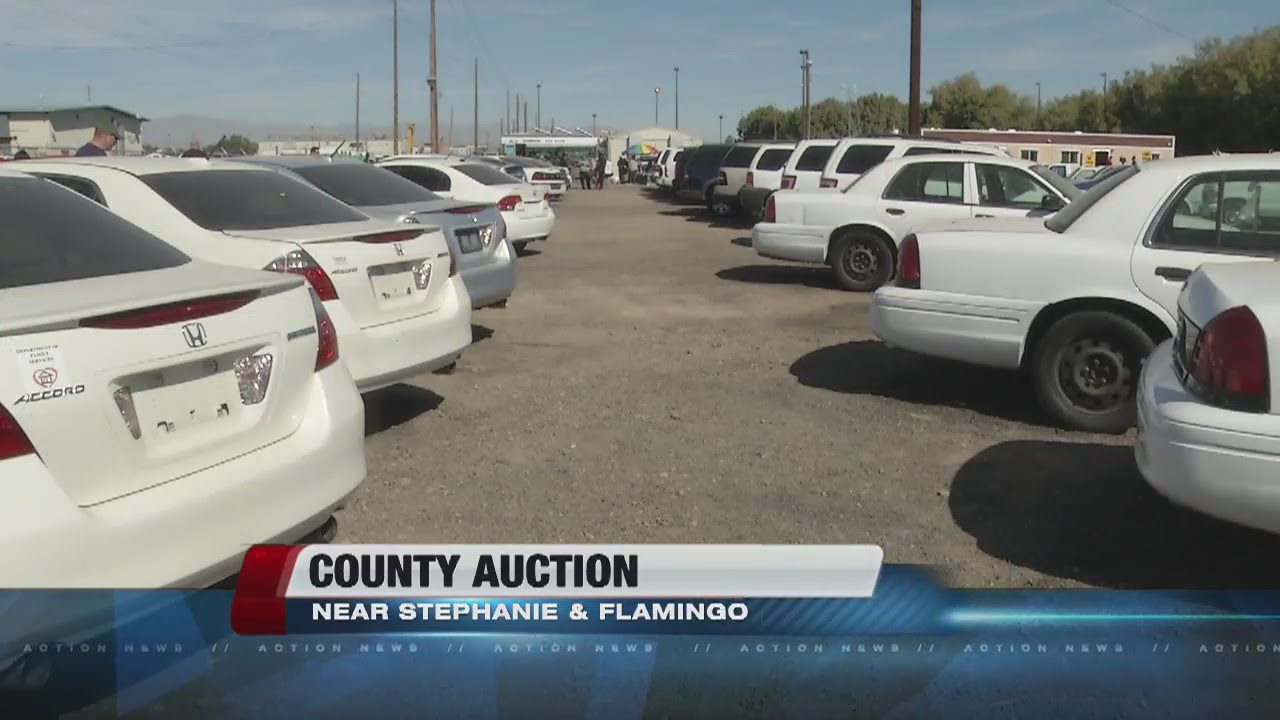 Clark County holds auction for cars, other items - YouTube