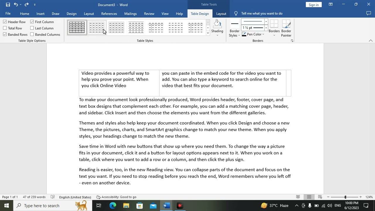 How To Convert Paragraph Into Table In MS Words YouTube How To Convert Paragraph Into Table In MS Words YouTube
