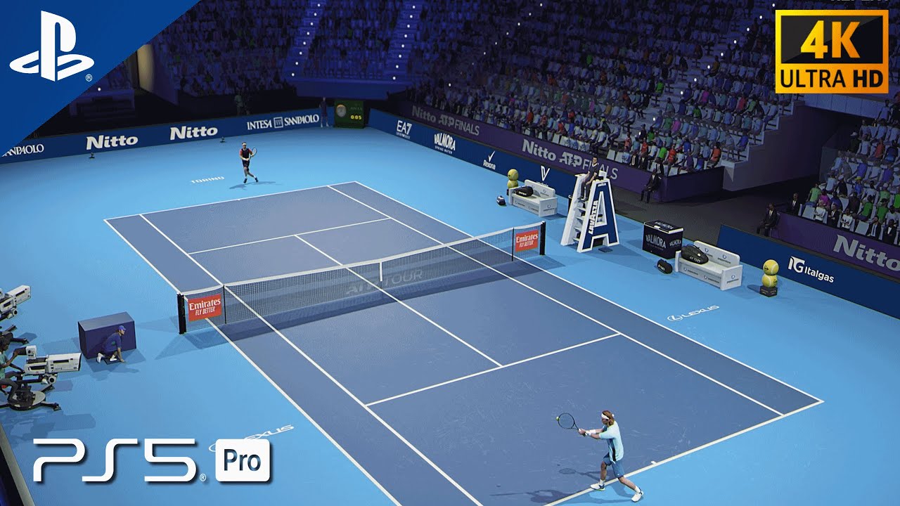 (PS5 Pro) TIEBREAK | Ruud vs. Rublev [ATP Finals 2024] - PS5 Pro [4K ...