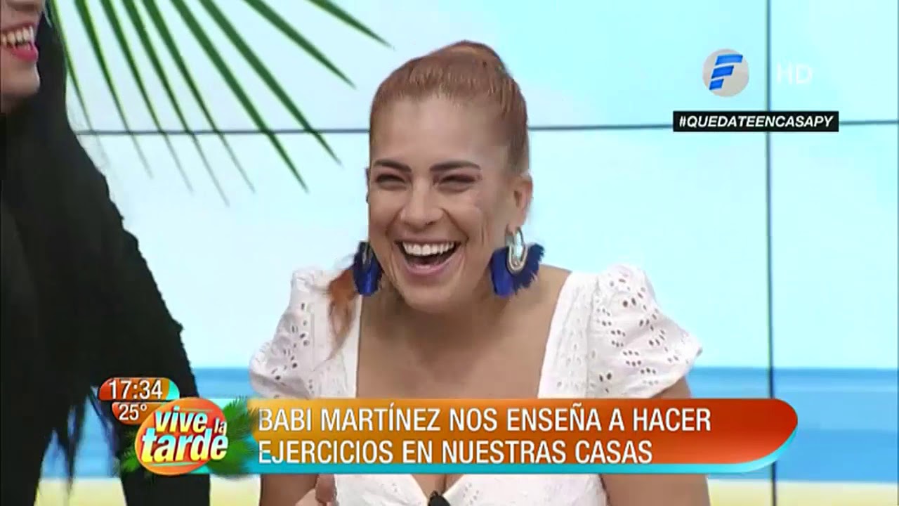 Nos ejercitamos con Babi Martinez en Vive la Tarde - YouTube