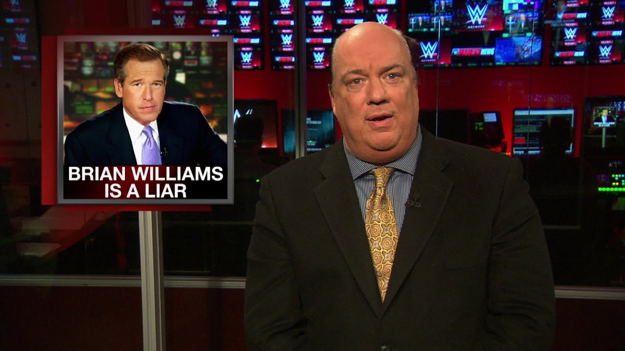 Paul Heyman sounds off on Brian Williams controversy - WWE Network ...