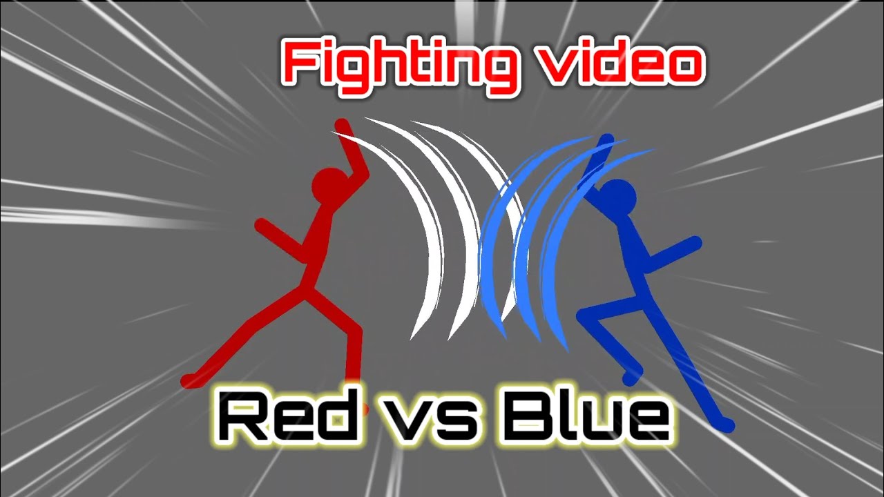 Fighting video Red vs Blue - YouTube