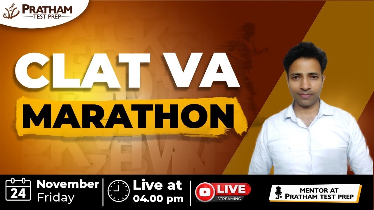 CLAT VA 2024 MARATHON | Full Year Revision of CLAT VA 2024 Syllabus ...