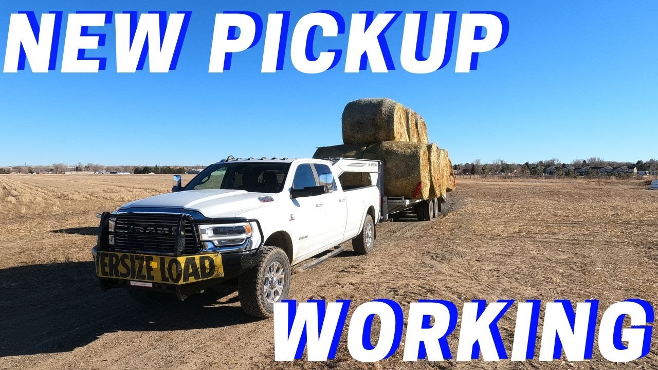 Putting my new 2021 5th gen Cummins to work! - YouTube