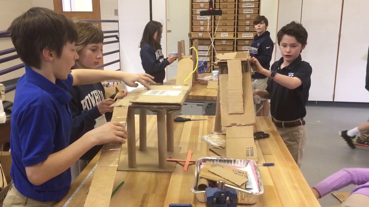 MakerSpace: Bridge Building Design Challenge - YouTube