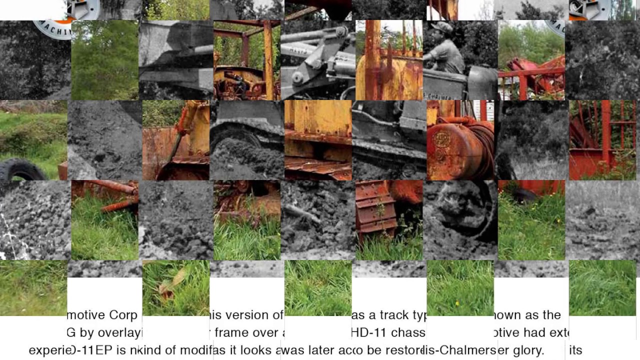 Classic earthmovers: the Allis-Chalmers HD-11 tractor - YouTube