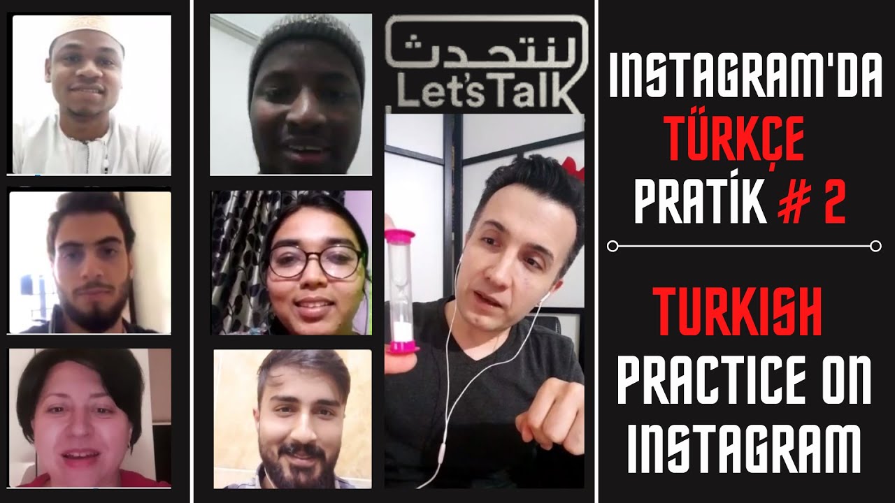 #LearnTurkish | Instagram'da Türkçe Pratik # 2 | Turkish Practice on ...