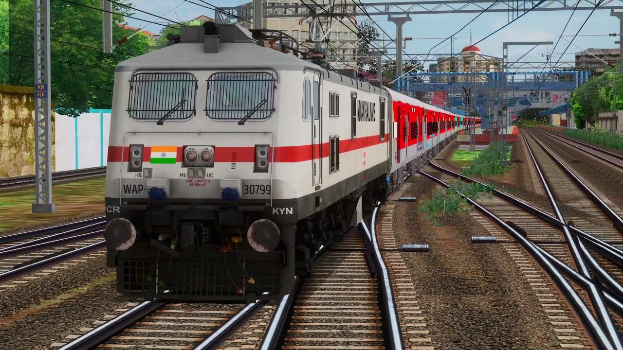11019 MUMBAI CSMT - BHUBANESWAR KONARK EXPRESS MSTS gameplay - YouTube
