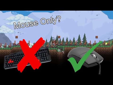 Can you beat Terraria with Mouse Only? - YouTube