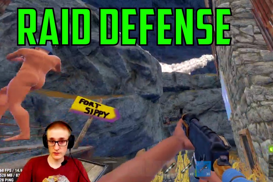 Cave Base Raid Defense! | Rust - YouTube