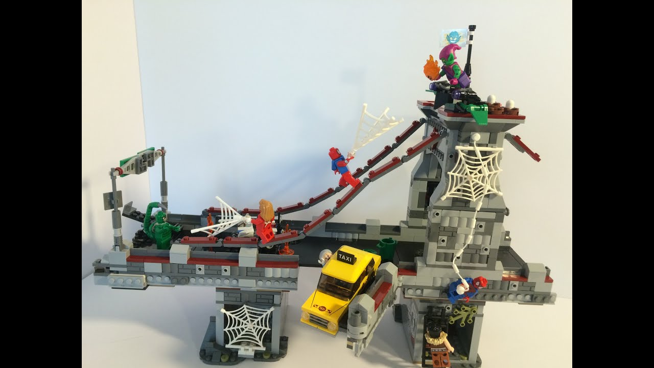 Set 76057 LEGO Spider-Man: Web Warriors Ultimate Bridge Battle Review - YouTube