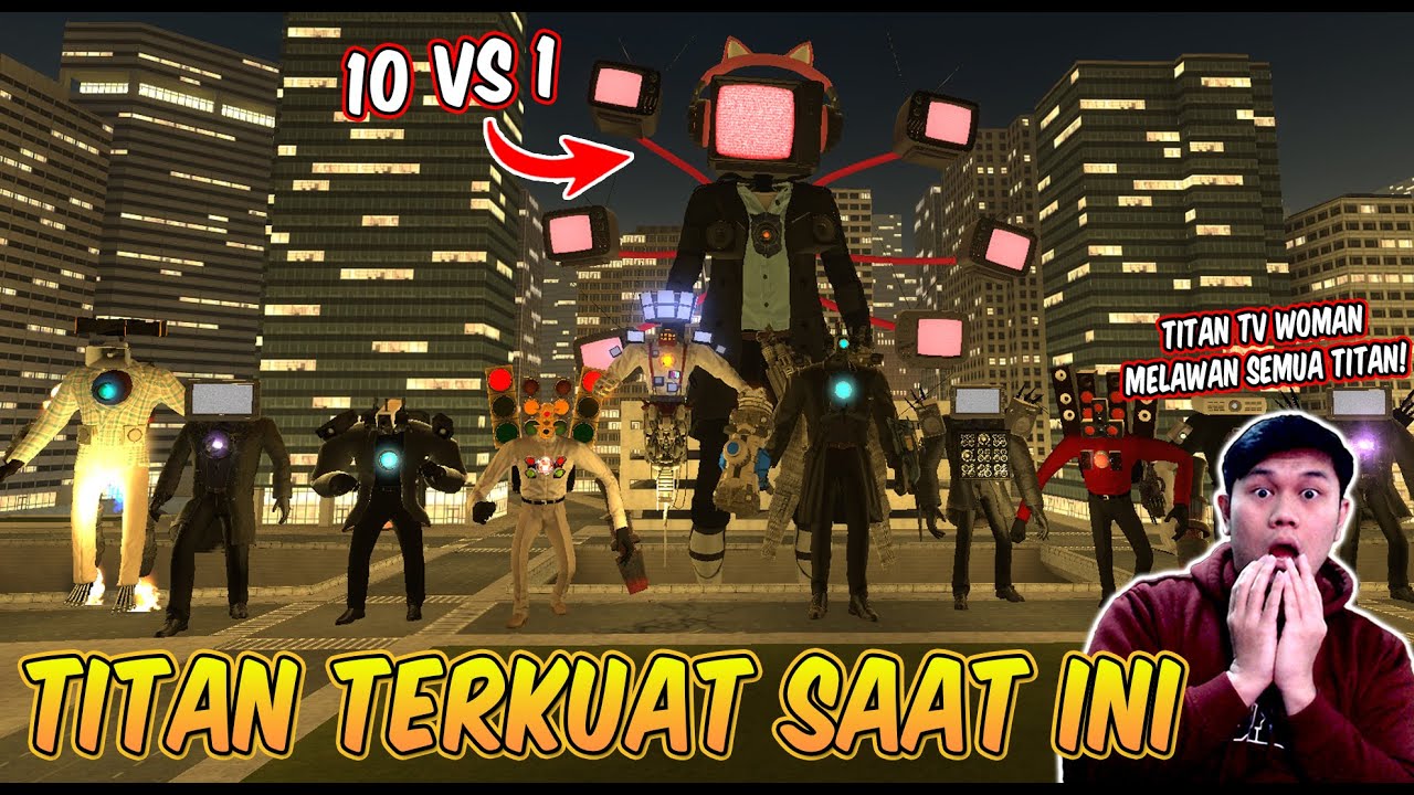 NEW TITAN TV WOMAN VS 10 TITAN TERKUAT DI SKIBIDI TOILET! Ternyata Ini ...
