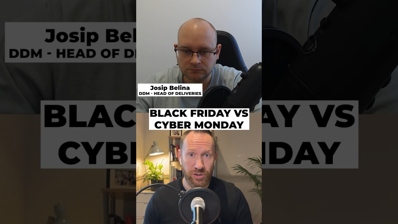 Josip shares the differences between Black Friday & Cyber Monday sale ...