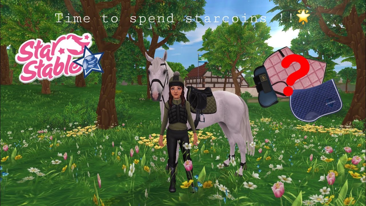 Horse and tack shopping spree !! | star stable online - YouTube