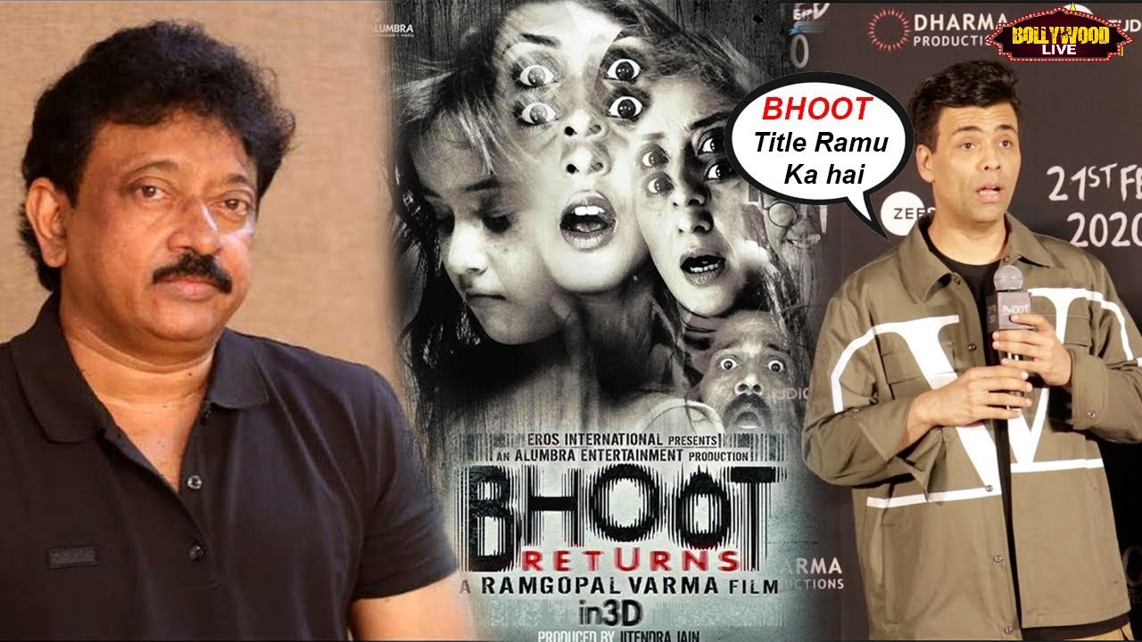 Karan Johar On how he Got The BHOOT title from Ram Gopal Verma | Bhoot ...