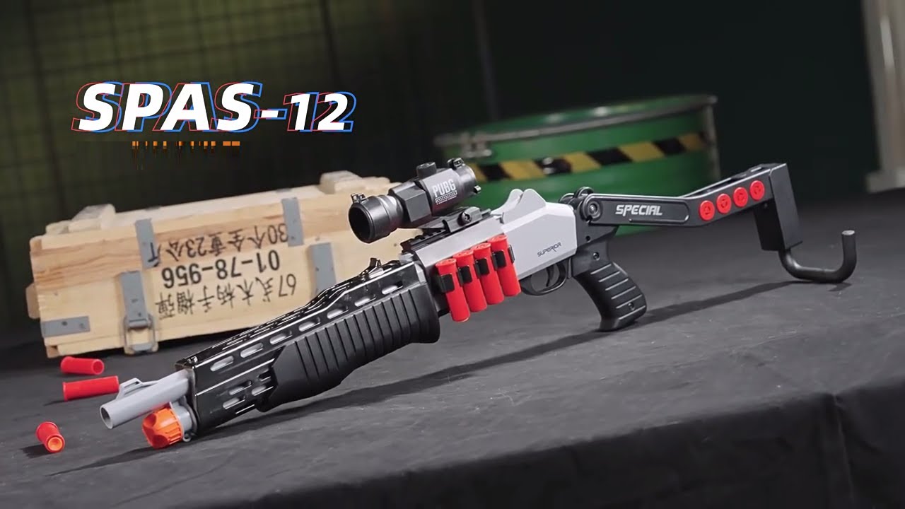 SPAS 12 Shell Ejecting Soft Bullet Toy Gun 2024 - YouTube