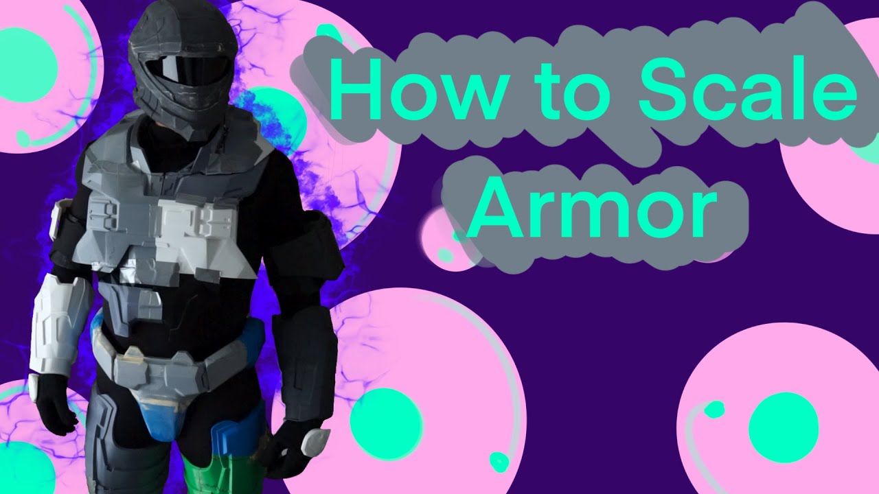 Scale 3D Armor Models for Cosplay - YouTube