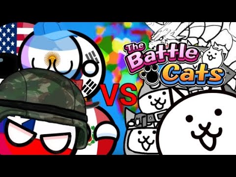 countryballs VS the batlle cats ┃parte 1/2┃#2025 #countryballs #humor # ...