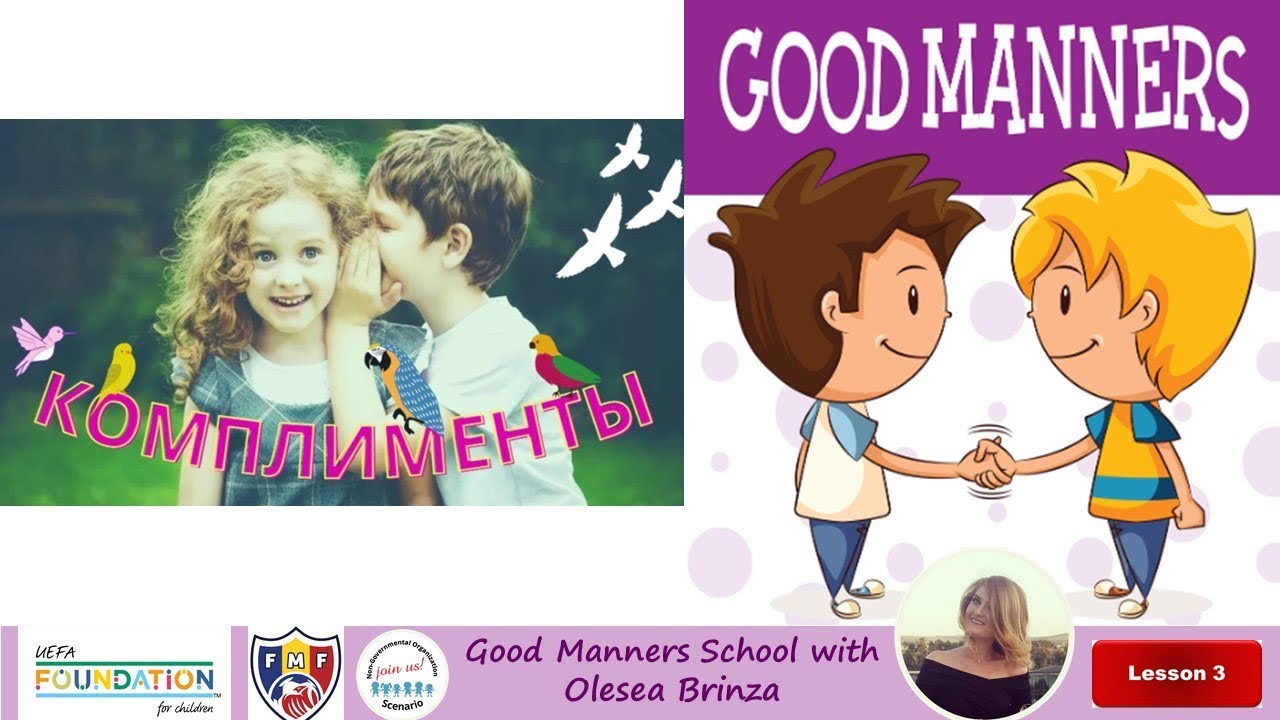 Scenario Good Manners School lesson n3 - YouTube