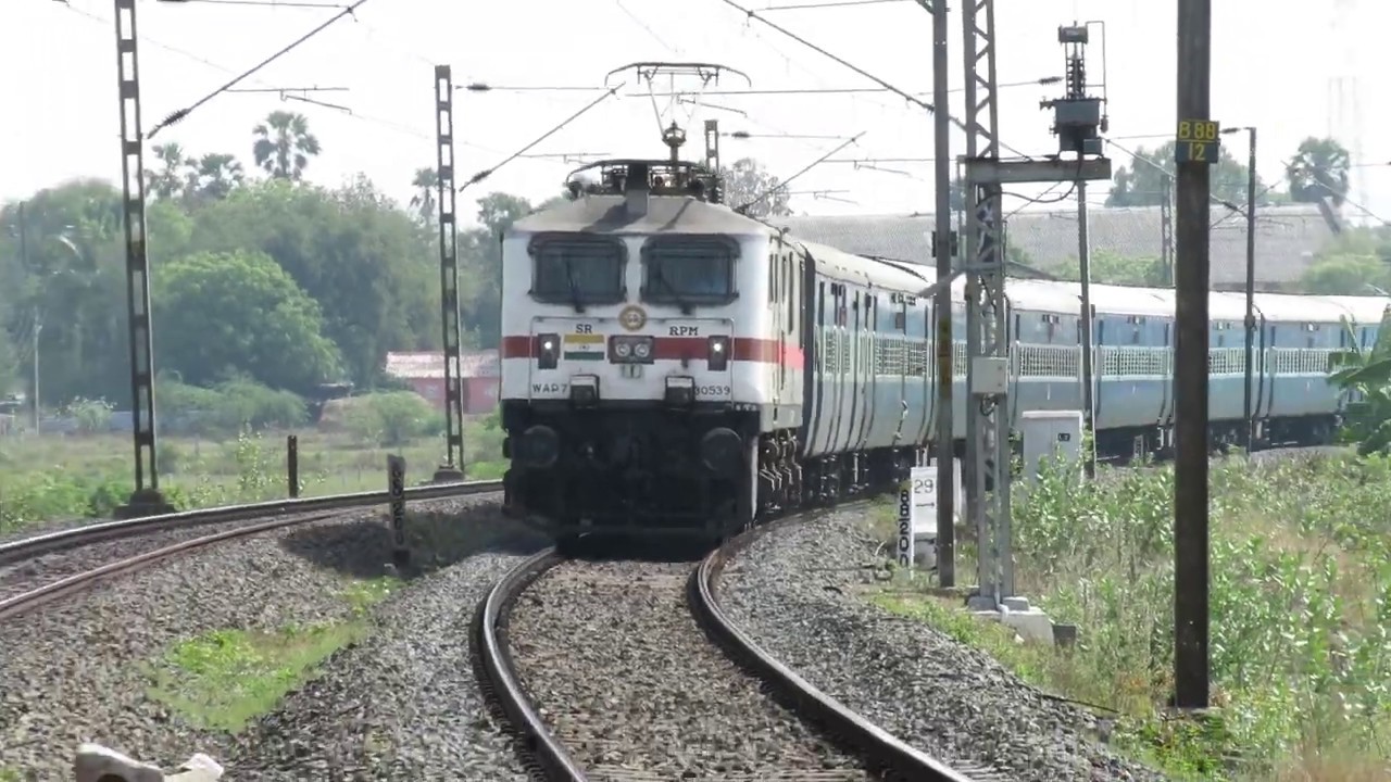 ROUTE DIVERTED 22639 ALLEPPEY EXPRESS : INDIAN RAILWAYS - YouTube
