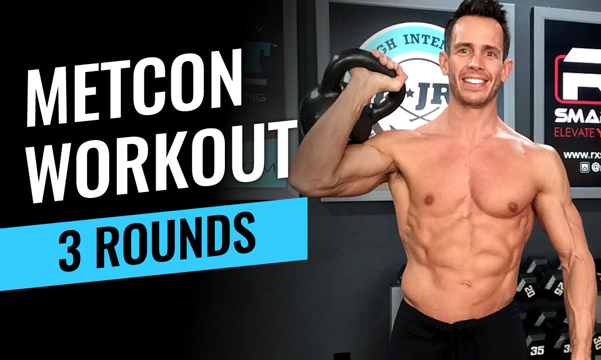 3 Round METCON Workout - YouTube