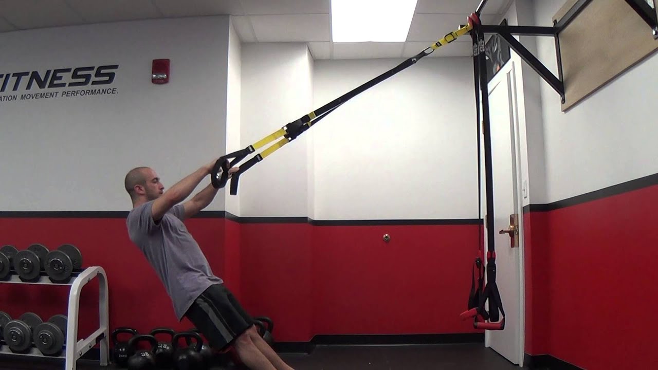 TRX Row - Pronated Grip - YouTube