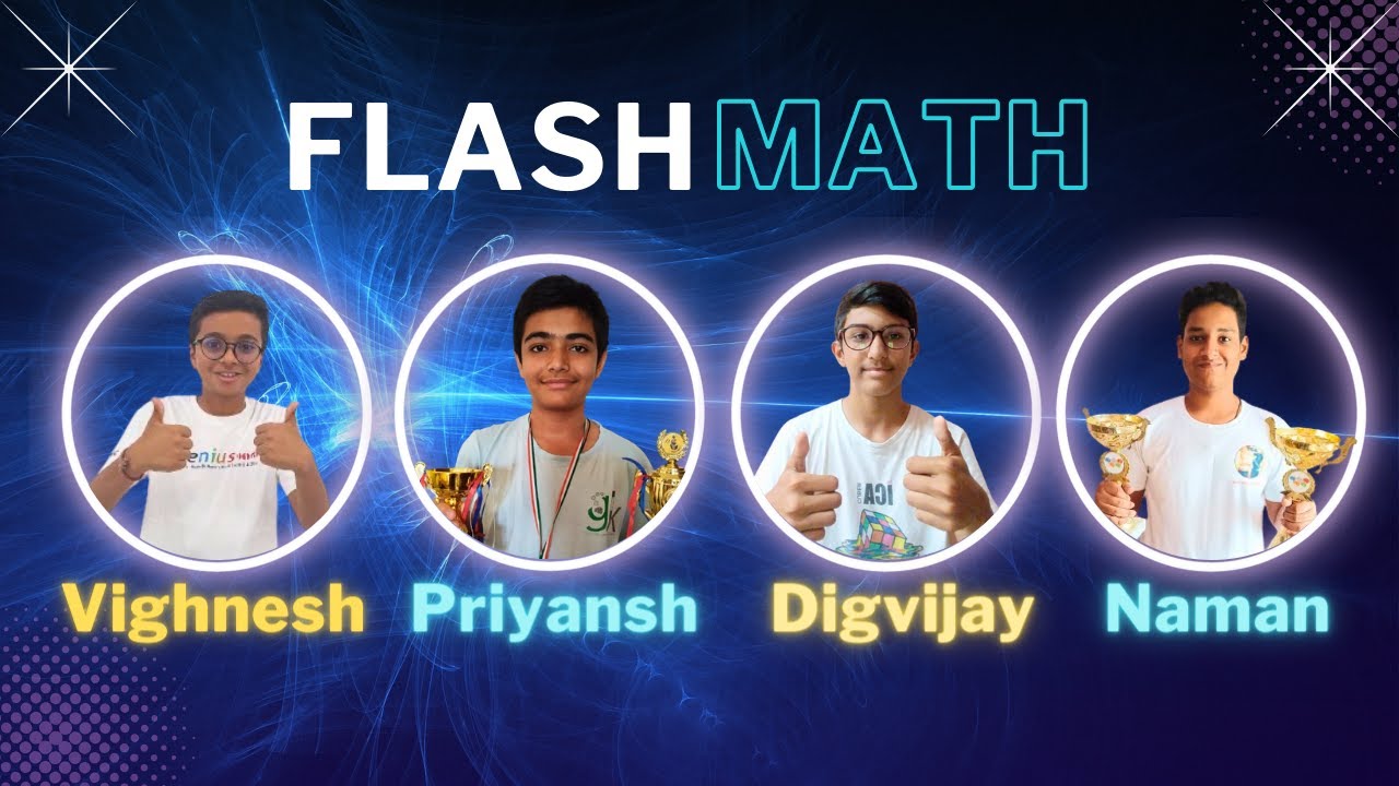 Flash Math - Machine v/s Human - YouTube