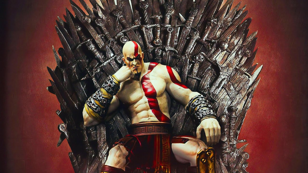 KRATOS SIT AT THE THRONE OF GOD OF WAR. #godofwar #kratoslegacy #shorts ...