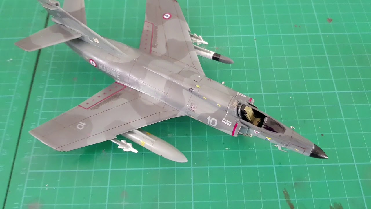 Academy 1/72 Super Etendard Build - YouTube