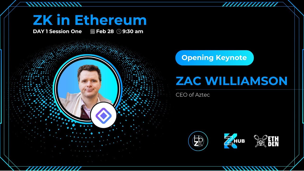 Privacy: The Missing Link - Zac Williamson, CEO of Aztec - YouTube