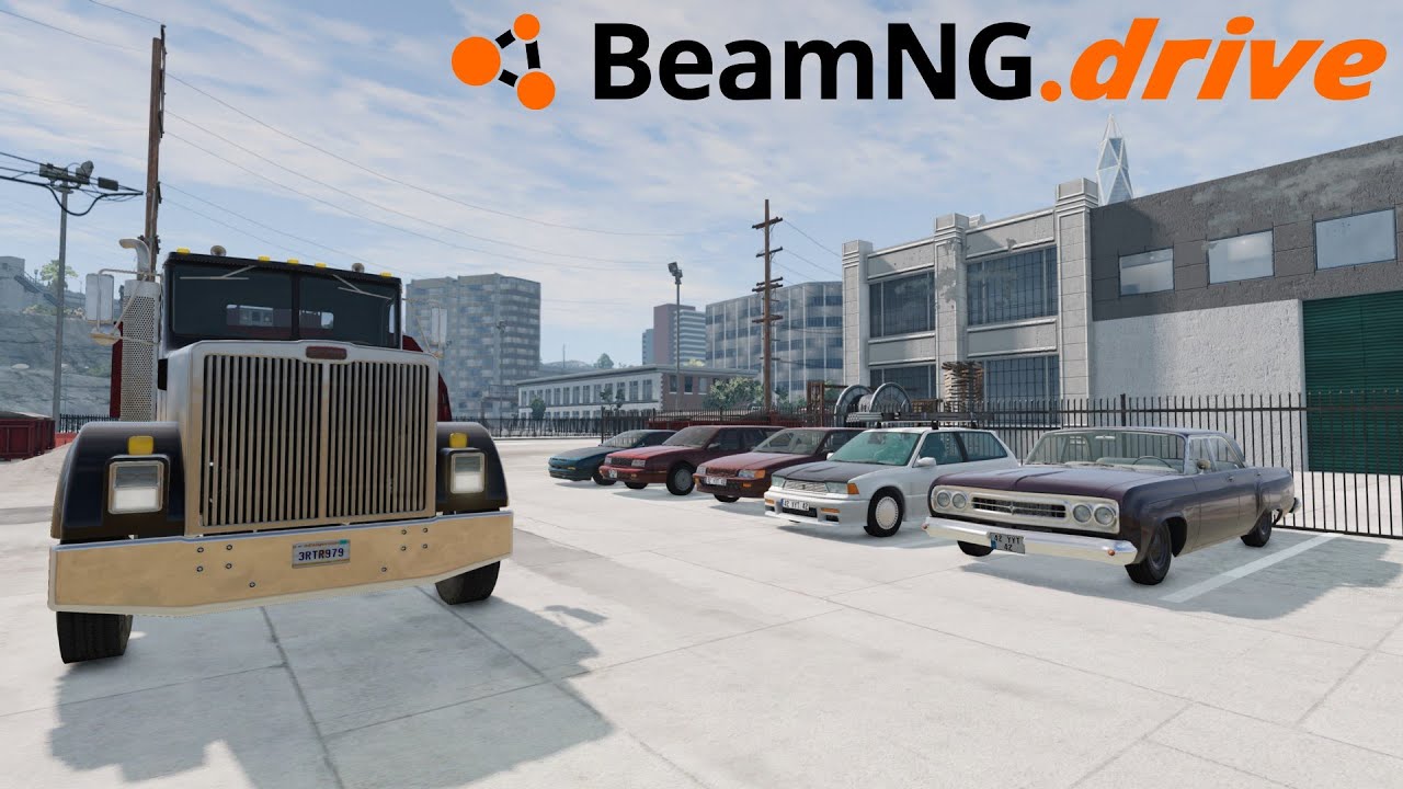 Car Carrier Going Port for Import | BeamNG.Drive - YouTube