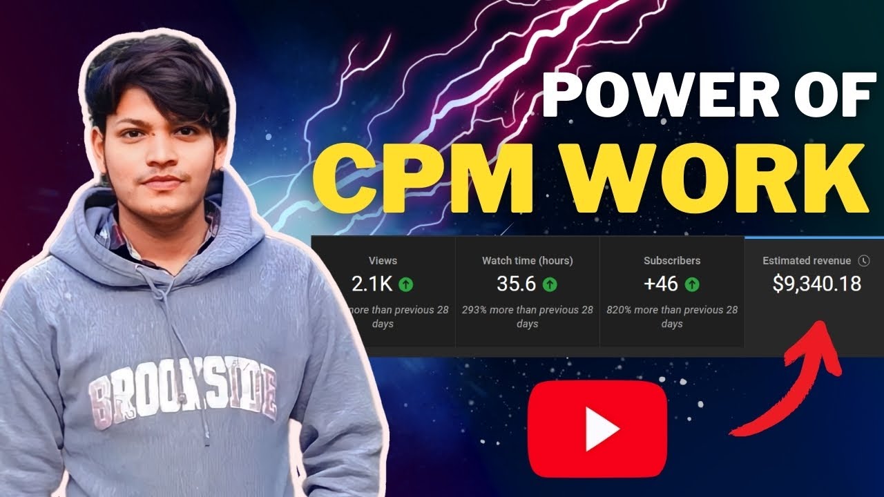 CPM WORK TRICK FOR FREE 🔴- Youtube cpm Full Course - YouTube