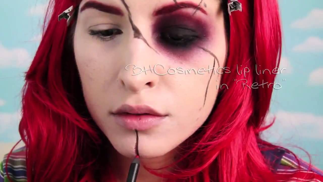 Sexy Chucky Doll Halloween Makeup Tutorial Youtube