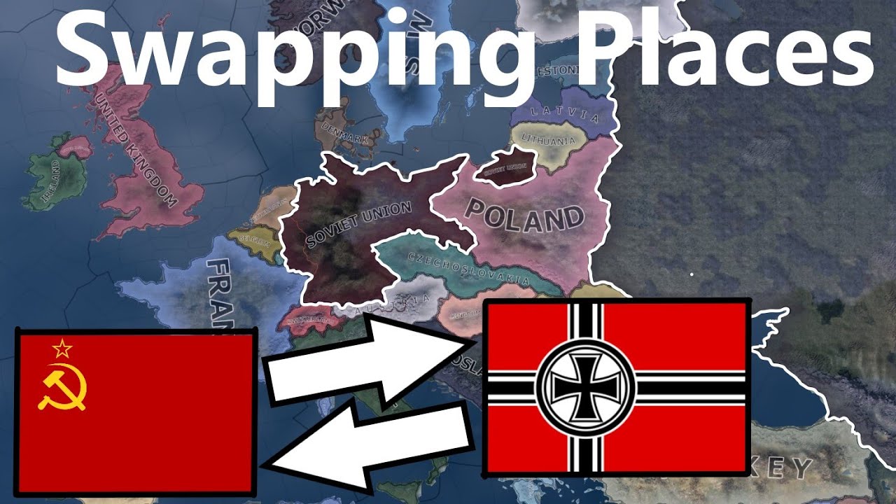 What If Germany And USSR Swapped Places ? Hoi4 Timelapse - YouTube