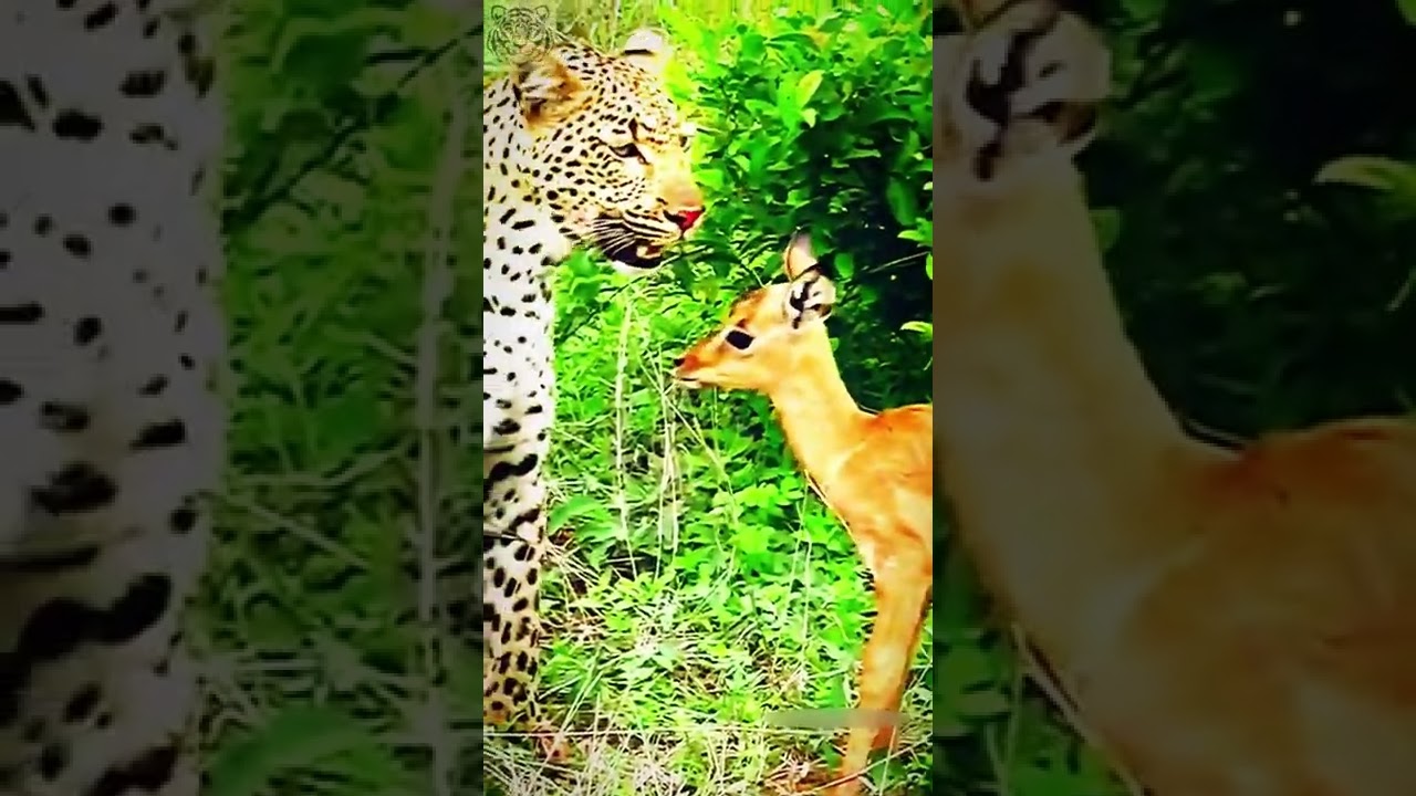 Leopard and Deer Together - Credits: Unknown 🎥 - YouTube