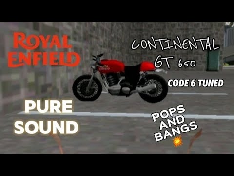 [SHARE + PURE SOUND] Royal enfield continental gt 650 Code 6 tuned ...
