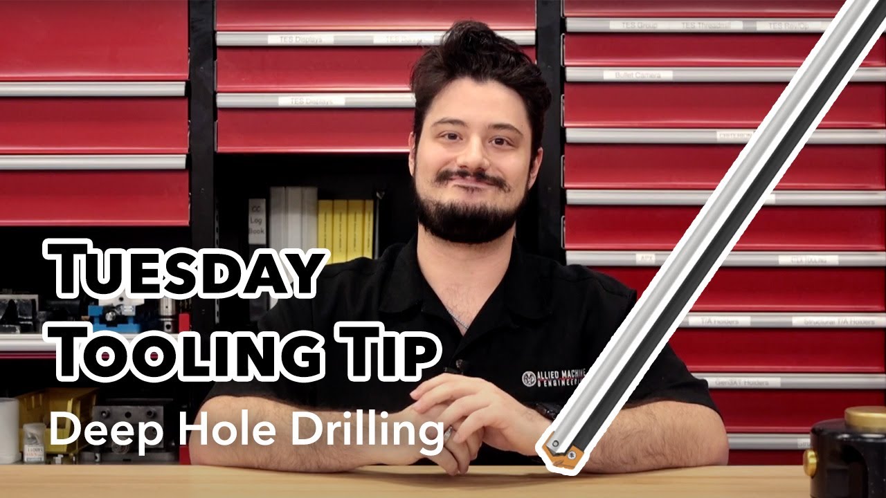 Tooling Tip - Deep Hole Drilling - YouTube