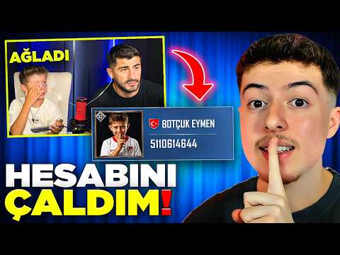 EYMEN'İN HESABINI YAYINDA ÇALDIM! 😱 (AĞLADI) | PUBG MOBİLE