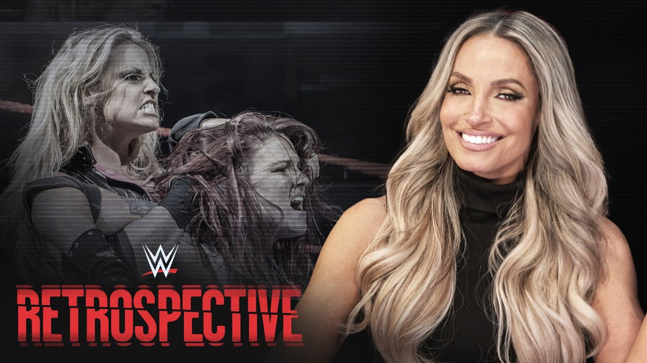 Trish Stratus reacts to her greatest moments: WWE Retrospective - YouTube