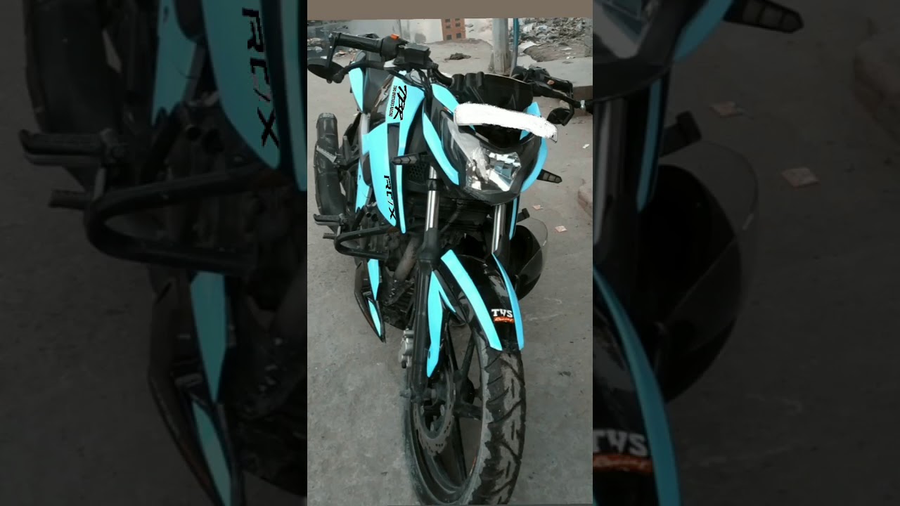 TVs apache RTR 160 4v modified - YouTube