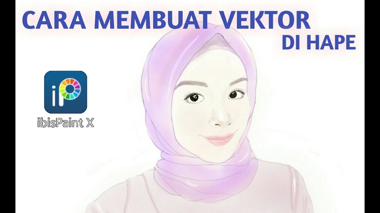 Menggambar vektor wajah cantik AYANA JIHYE MOON dengan aplikasi IbisPaint X di hape - YouTube