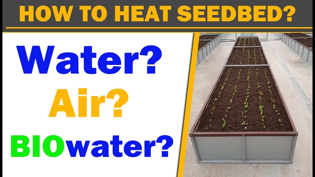 Greenhouse soil heating which heating is better? - YouTube