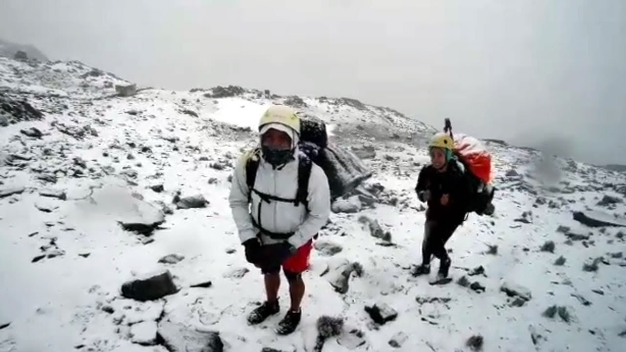 Nevada en el Pico Espejo. Sierra Nevada de Mérida - YouTube