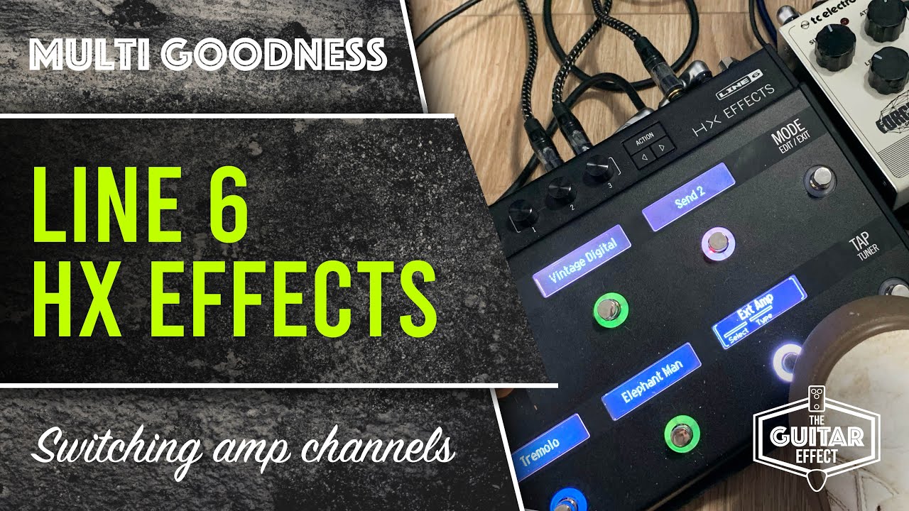 HX Effects - how to switch your amp's channels - YouTube