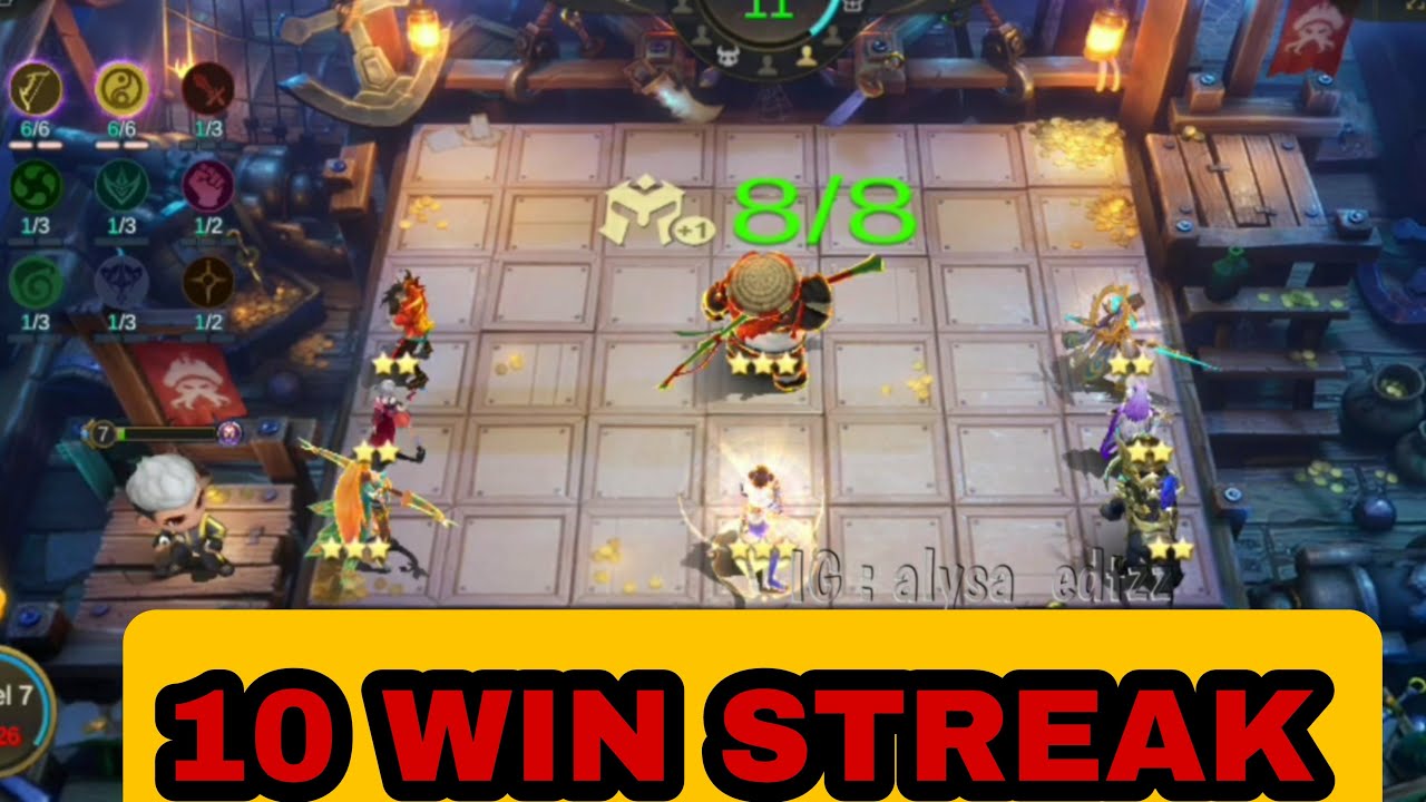 MAGIC CHESS 10 WIN STREAK 6 ARCHER 6 CADIA 2023 - YouTube