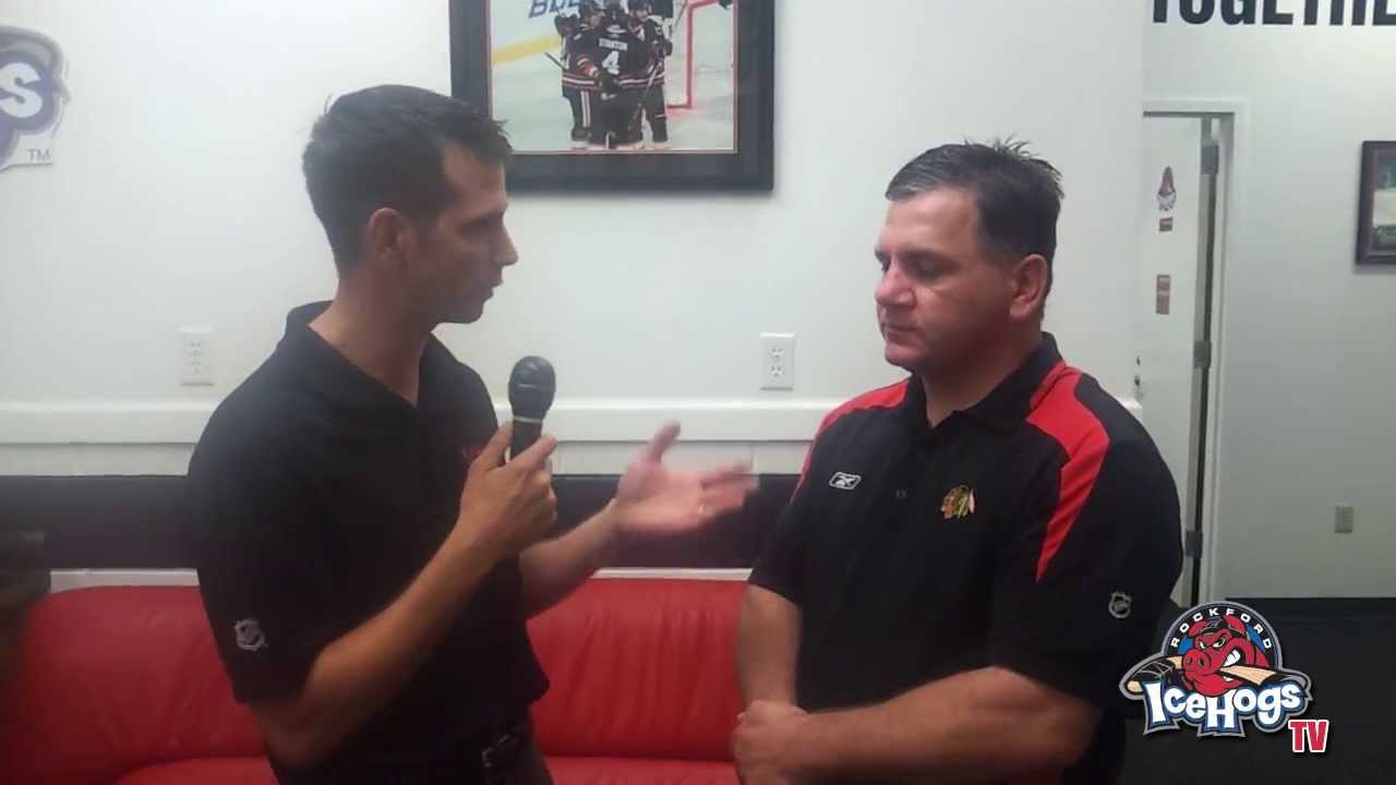 Mark Bernard on Blackhawks at Rookie Tourny - YouTube