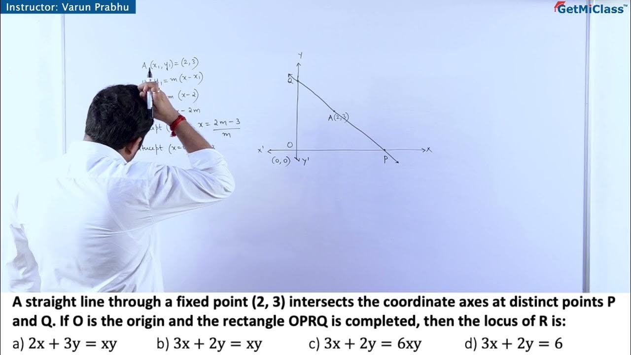 Locus of Point R in Rectangular JEE 11th Maths 2D Geometry - YouTube
